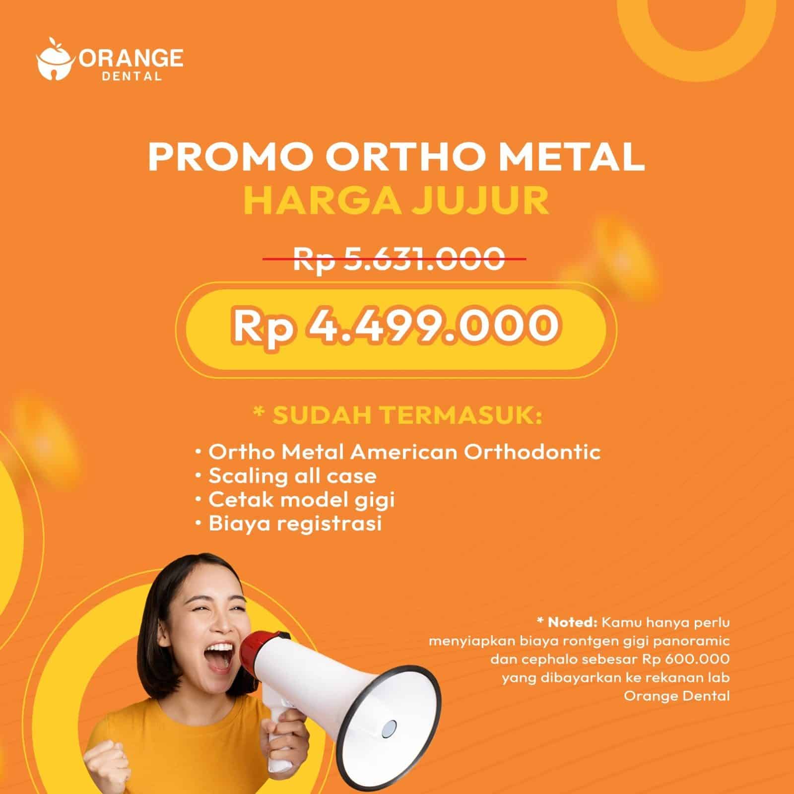 Ortho Metal Promo - Orange Dental
